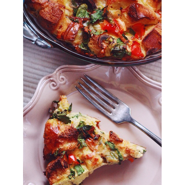 Vegetable Strata Recipe | The Feedfeed