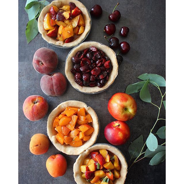 Mini Stone Fruit Pies Recipe | The Feedfeed