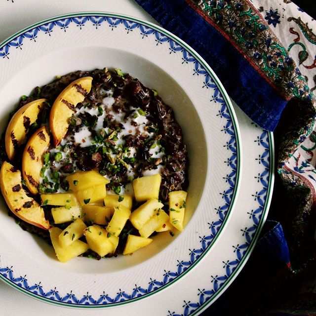 Coconut And Cardamom Black Rice Pudding Recipe | The Feedfeed