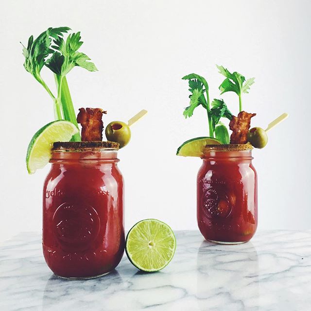 Spicy Caesar Cocktail With Crispy Bacon Recipe | The Feedfeed