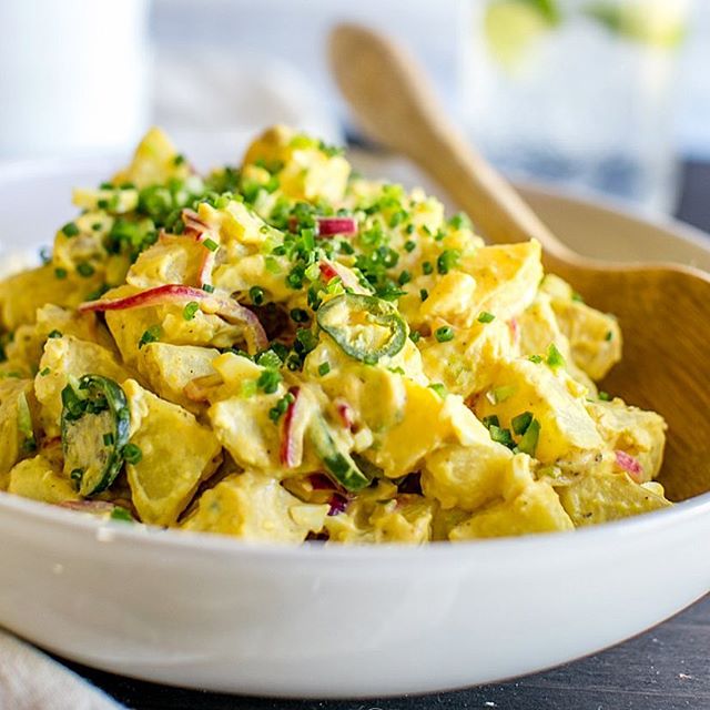 Spicy Texas Potato Salad Recipe | The Feedfeed