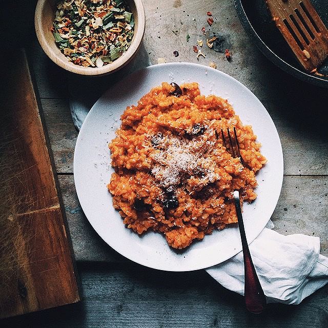 Puttanesca Risotto Recipe | The Feedfeed