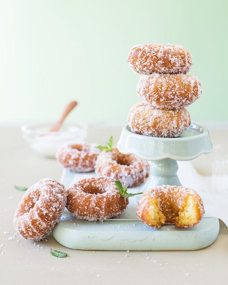 Mini Coconut And Almond Donuts Recipe | The Feedfeed