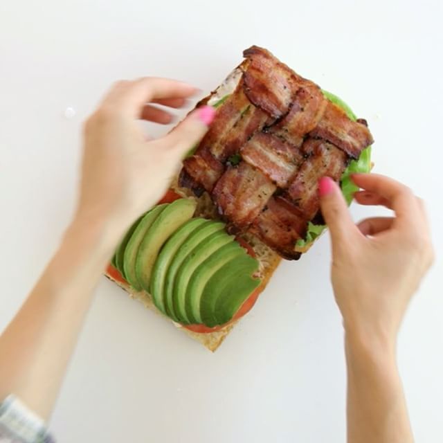 Woven Blt With Avocado Recipe | The Feedfeed