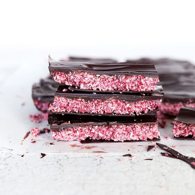 Dark Chocolate Cherry Slice Recipe | The Feedfeed