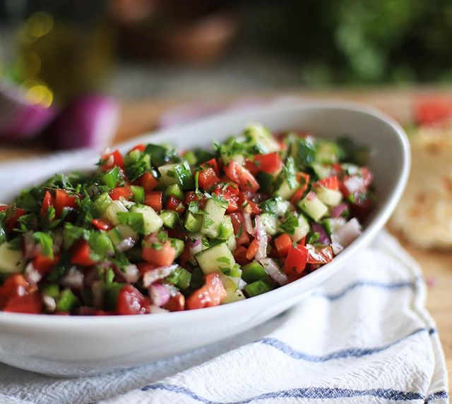 Simple Israeli Salad Recipe | The Feedfeed