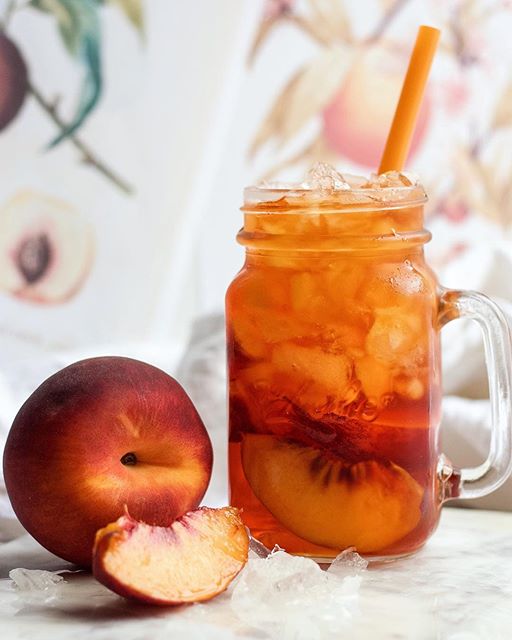 Rooibos Peach Iced Tea Recipe | The Feedfeed