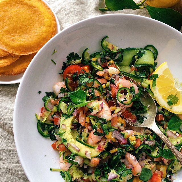 Shrimp Ceviche With Fruity Salsa Recipe | The Feedfeed
