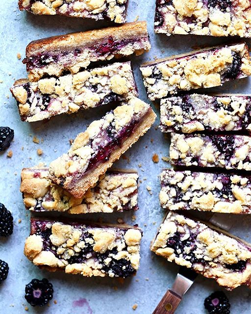 Blackberry Pie Bars Recipe | The Feedfeed