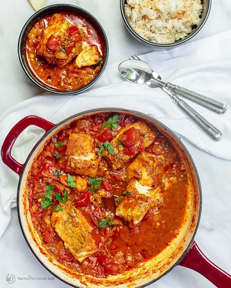 Shakshuka-style Baked Fish Recipe | The Feedfeed