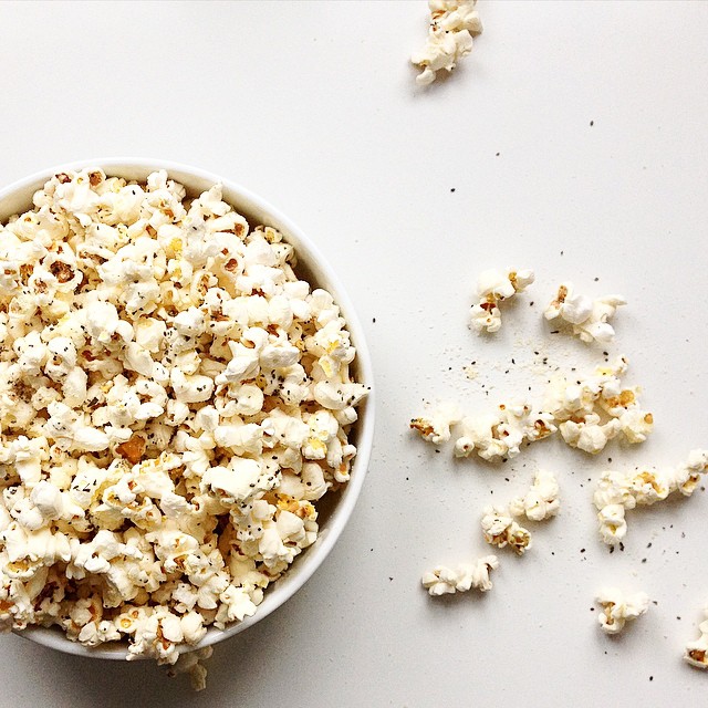 Chia And Herb Parmesan Popcorn Recipe | The Feedfeed