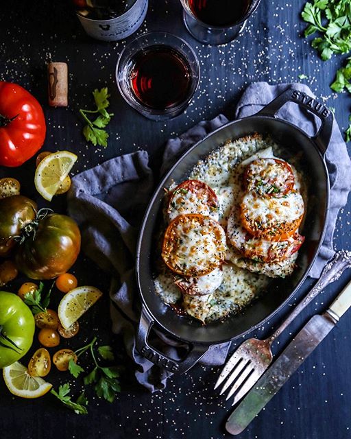 Fish Pizzaiola With Fresh Tomatoes And Mozzarella Recipe | The Feedfeed