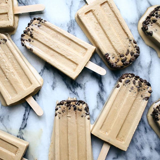 Whiskey Spiked Cold Brew Popsicles With Cacao Nibs Recipe | The Feedfeed