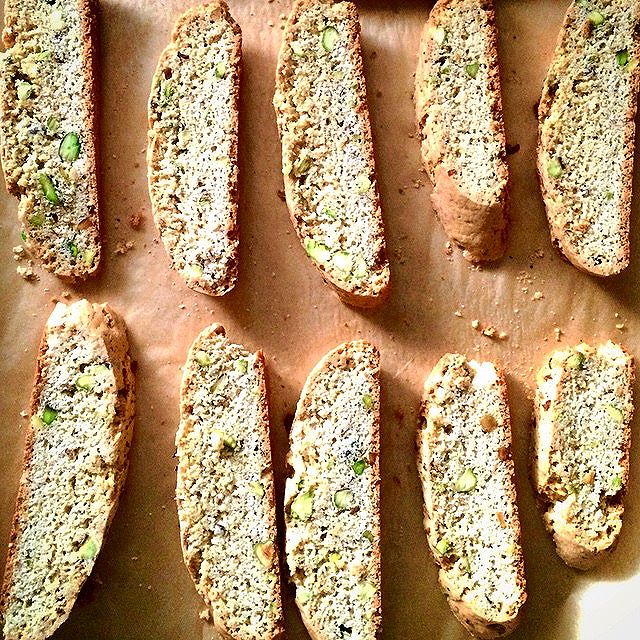 Pistachio, Cardamom, & Rose Biscotti Recipe | The Feedfeed