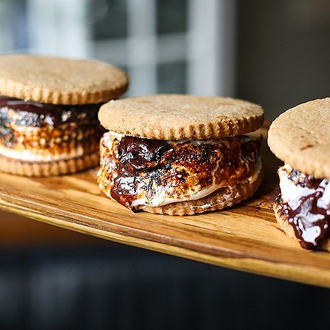 S'mores On Boozy Stout Graham Crackers Recipe | The Feedfeed