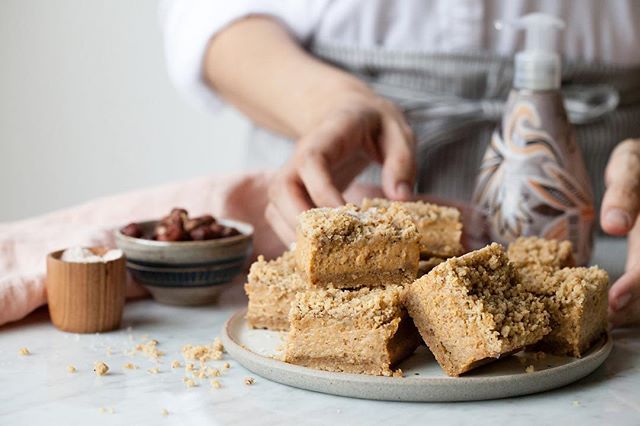 Pumpkin Pave Bars With Hazelnut Streusel Recipe | The Feedfeed
