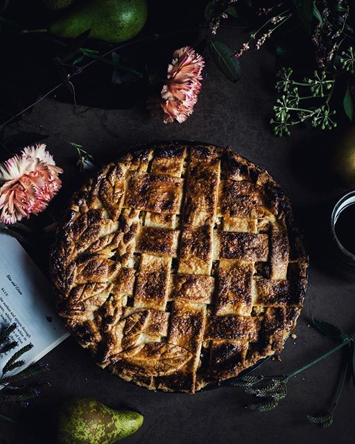 Paneer Pear Pie With Ginger Crust Recipe | The Feedfeed