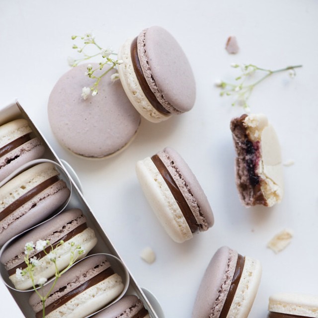 Earl Grey & Cassis Macarons Recipe | The Feedfeed