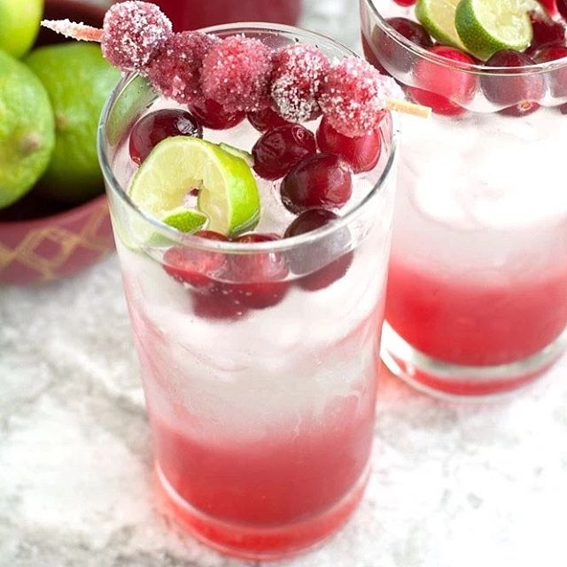 Cranberry Lime Fizz Mocktail Recipe | The Feedfeed