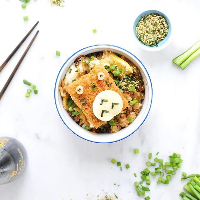 Katsudon With Furikake & Fried Rice by thepigandquill | Quick & Easy ...