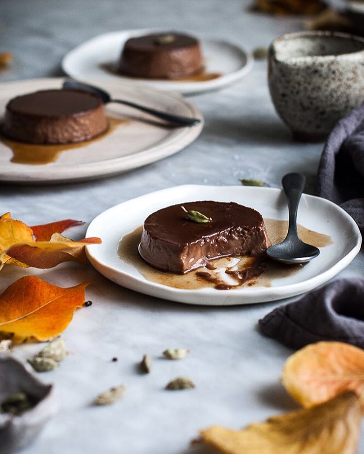 Chocolate Creme Caramel With Cardamom Recipe | The Feedfeed