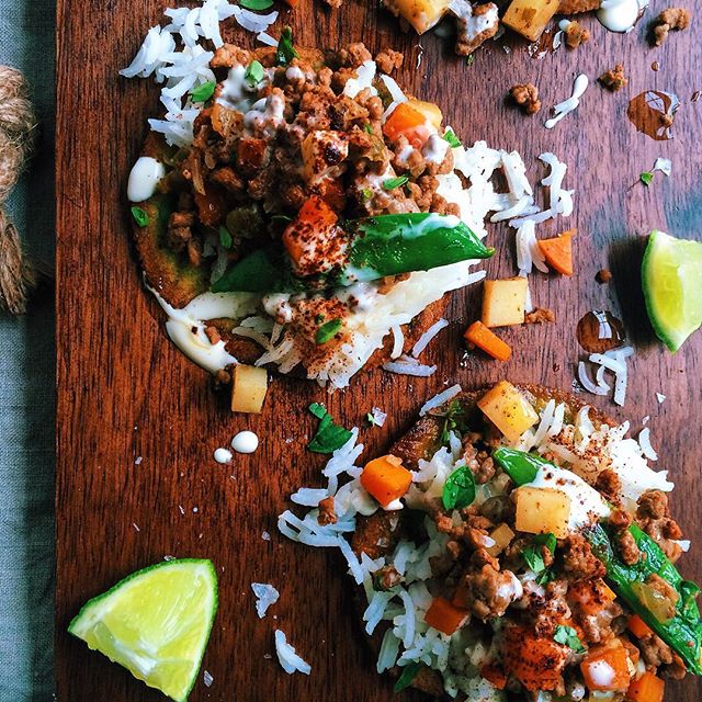 Beef Picadillo Tostadas Recipe | The Feedfeed