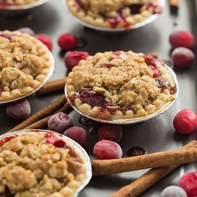 Mini Cranberry Apple Pies Recipe | The Feedfeed