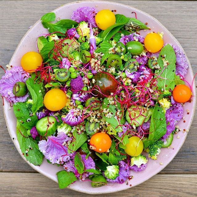 Purple And Green Quinoa Salad Recipe | The Feedfeed