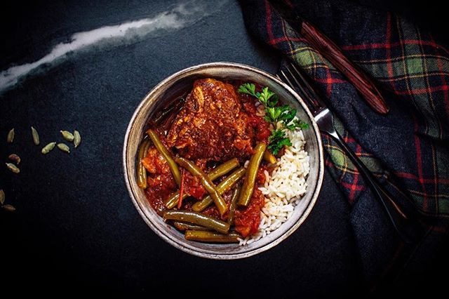 Syrian Green Beans Loubia (Algerian Style Green Beans) STONED SOUP