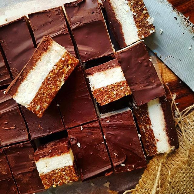 Raw Fig & Coconut Slices Recipe | The Feedfeed