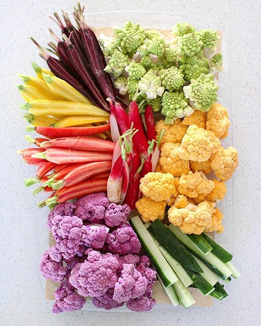 Rainbow Crudités Recipe | The Feedfeed