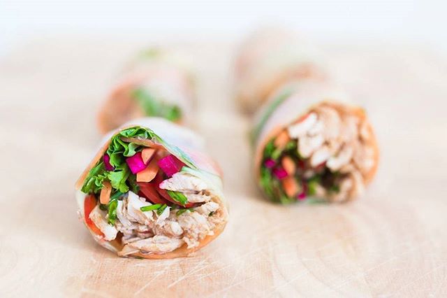 Spring Rolls With Sweet Chilli Chicken And Vegetables Recipe | The Feedfeed