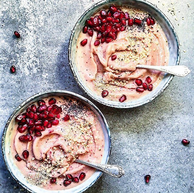 Strawberry Banana Maca Nice Cream Recipe | The Feedfeed