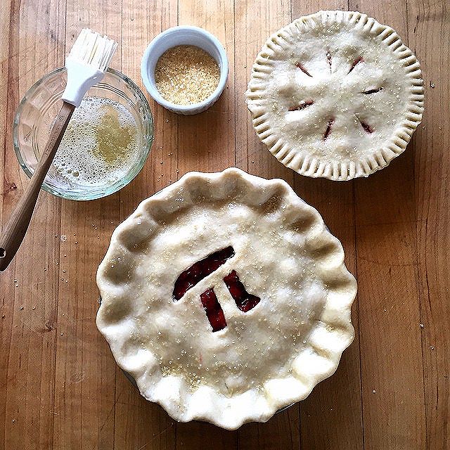 Cherry Pi Pie Recipe | The Feedfeed