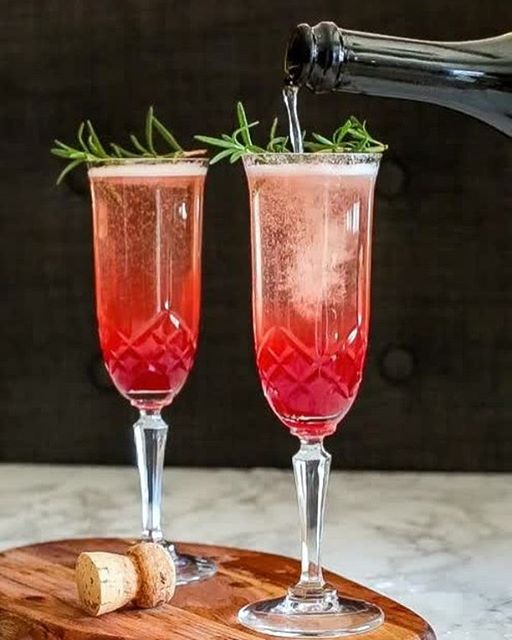 Cranberry Prosecco Cocktails Recipe | The Feedfeed