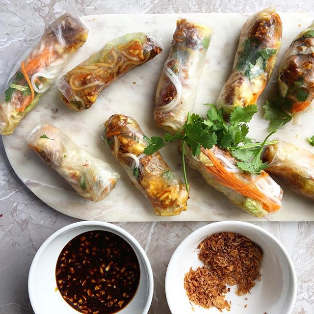 Vegetarian Spring Rolls Recipe | The Feedfeed