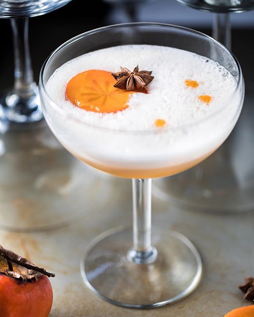 Ginger Beer And Persimmon Cocktail Recipe | The Feedfeed