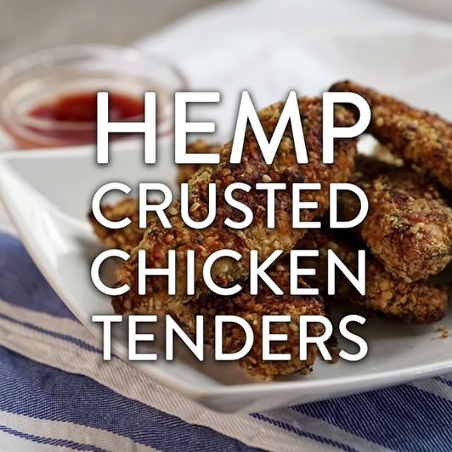 Crispy Hemp Crusted Chicken Strips Recipe | The Feedfeed