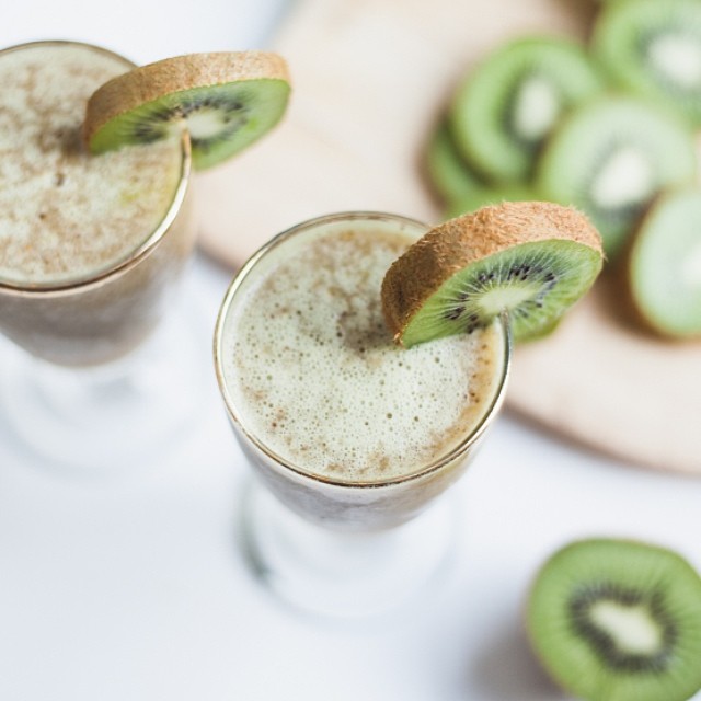Kiwi Prosecco Cocktail Recipe | The Feedfeed