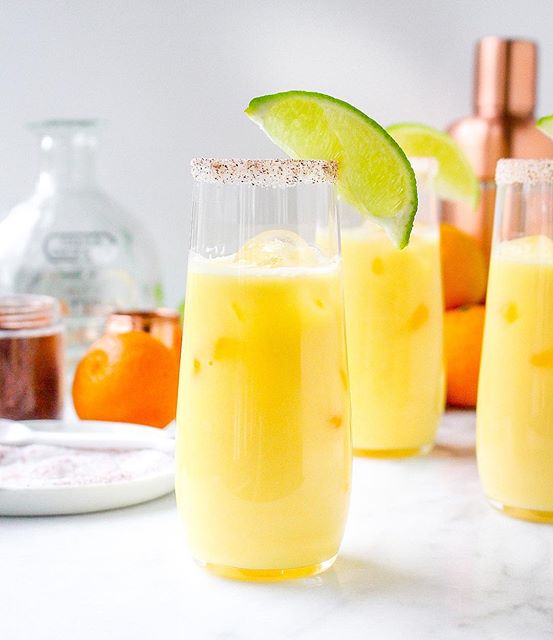 Clementine Margaritas With Chili Salt Recipe | The Feedfeed