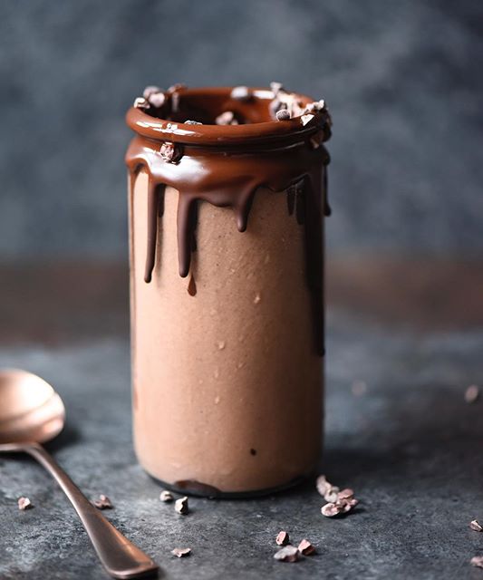 Peanut Butter And Chocolate Maca Protein Smoothie Recipe | The Feedfeed