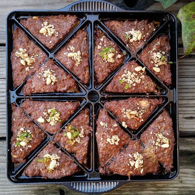 Mini Tteok-galbi Triangles Recipe | The Feedfeed