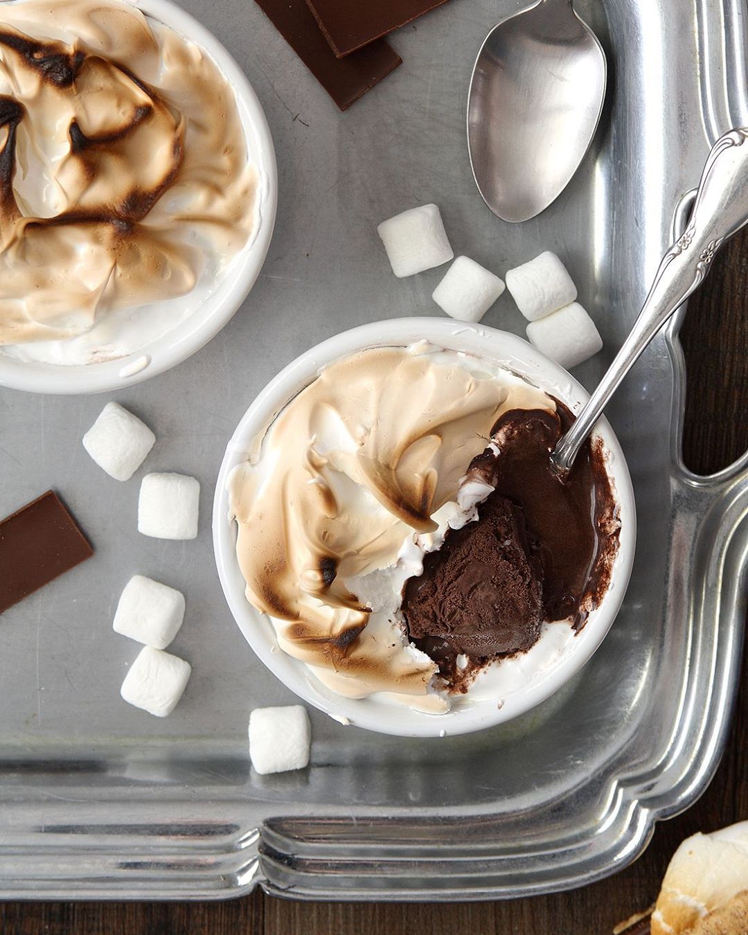 S’mores Baked Alaska Recipe | The Feedfeed