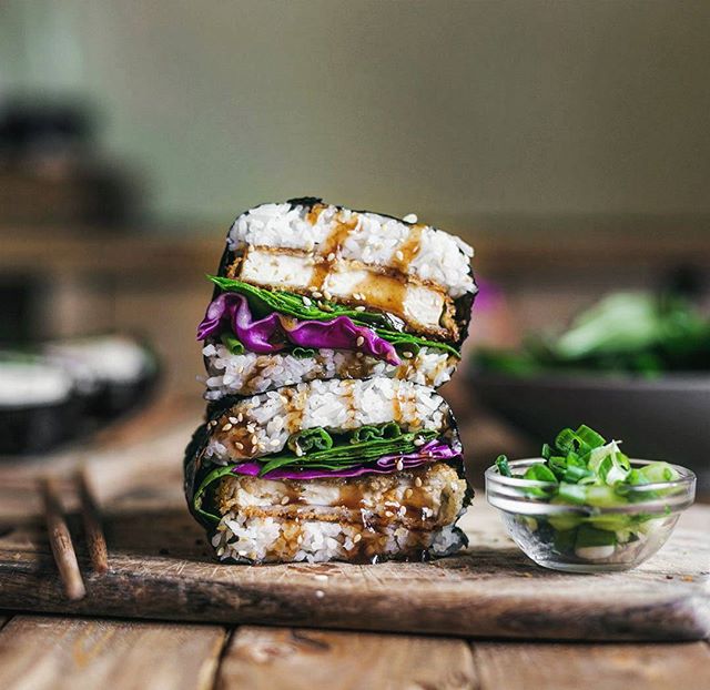 Onigirazu - Japanese Rice And Tofu Sandwiches by themintyanne | Quick ...
