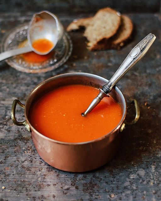 Red Pepper Soup by picsandcarrots | Quick & Easy Recipe | The Feedfeed