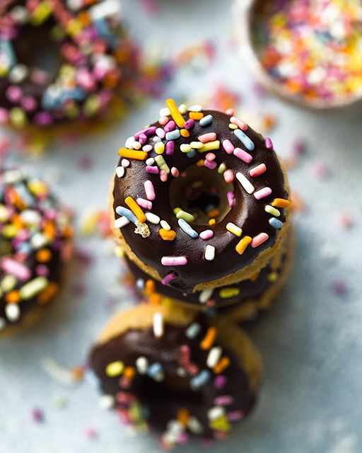 Chocolate Glazed Donuts With Sprinkles Recipe | The Feedfeed