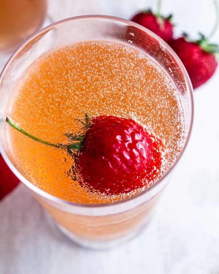 Strawberry Lemon Shrub Recipe | The Feedfeed