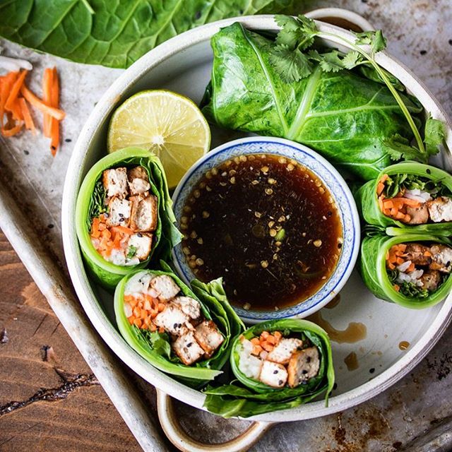Banh Mi Collard Wraps Recipe | The Feedfeed