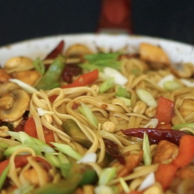 Kung Pao Chicken Pasta Recipe | The Feedfeed