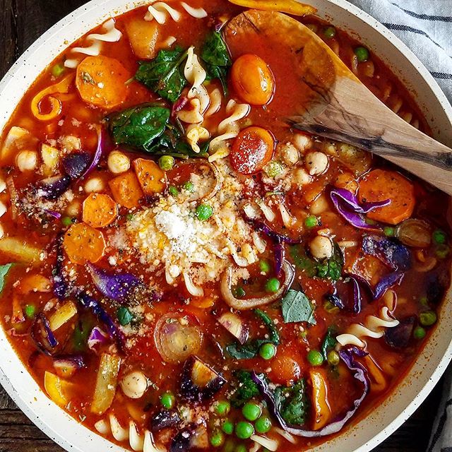 Vegetable And Pasta Stew Recipe | The Feedfeed